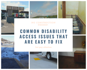 Easily overlooked, easily fixed disability barriers - Sunflowers and Thorns