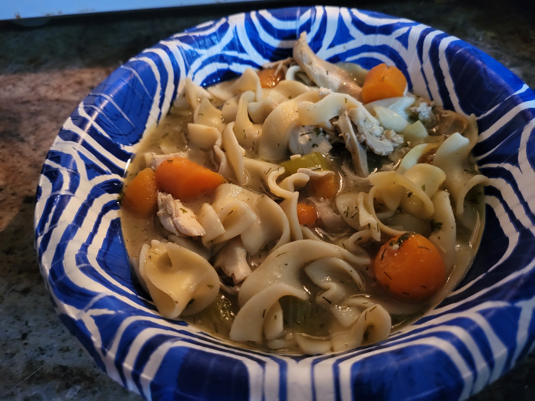 Easy Chicken Noodle Soup recipe - Sunflowers and Thorns
